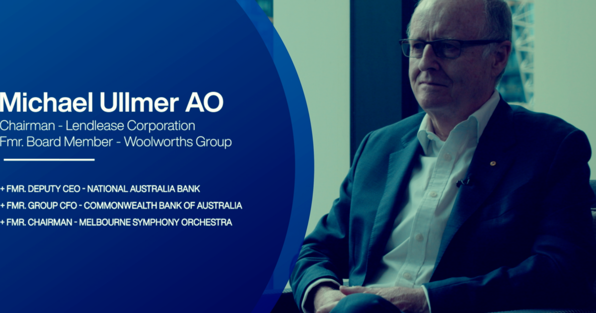 Michael Ullmer AO, Lendlease Corporation | Content Hub
