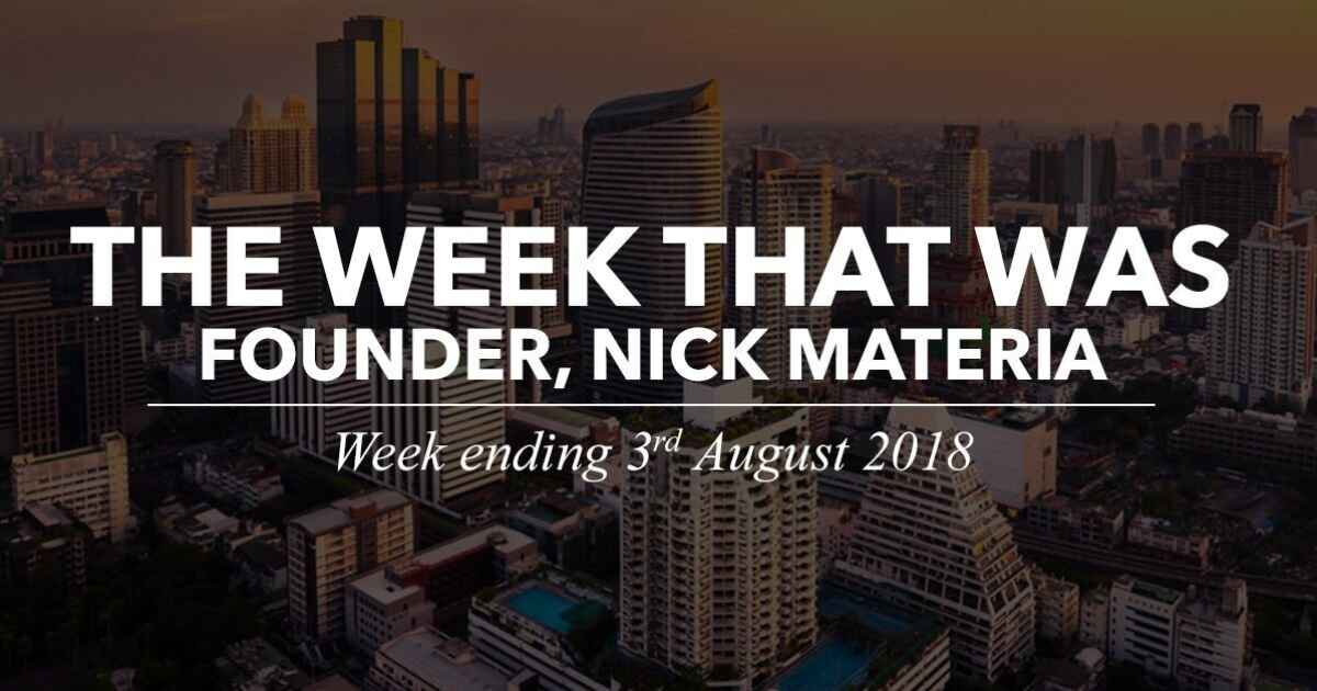 The week that was - 3 August | Content Hub